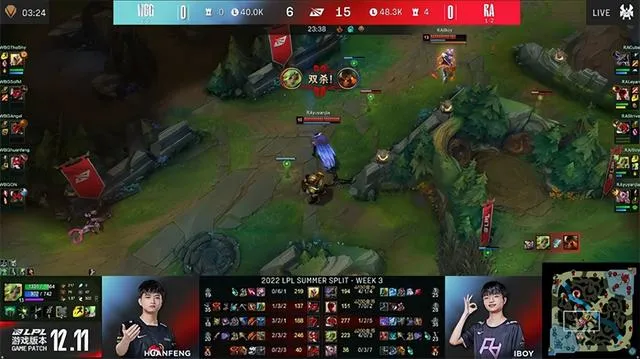 LOL-LPL：Huanfeng澤麗超限爆閃擊穿敵陣，WBG讓一追二戰勝RA – 遊戲内參