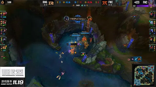 LOL-S11小組賽：Cryin妖姬致命失誤痛失好局，FNC逆風翻盤復仇RNG – 遊戲内參